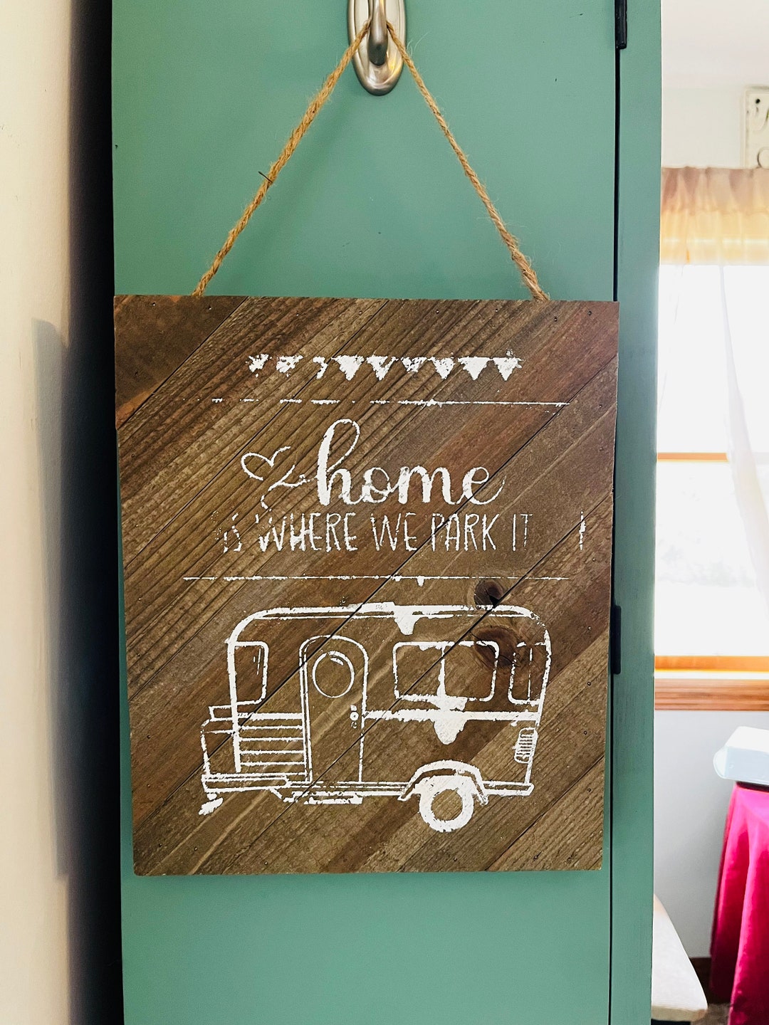 Wood Camping Sign - Etsy