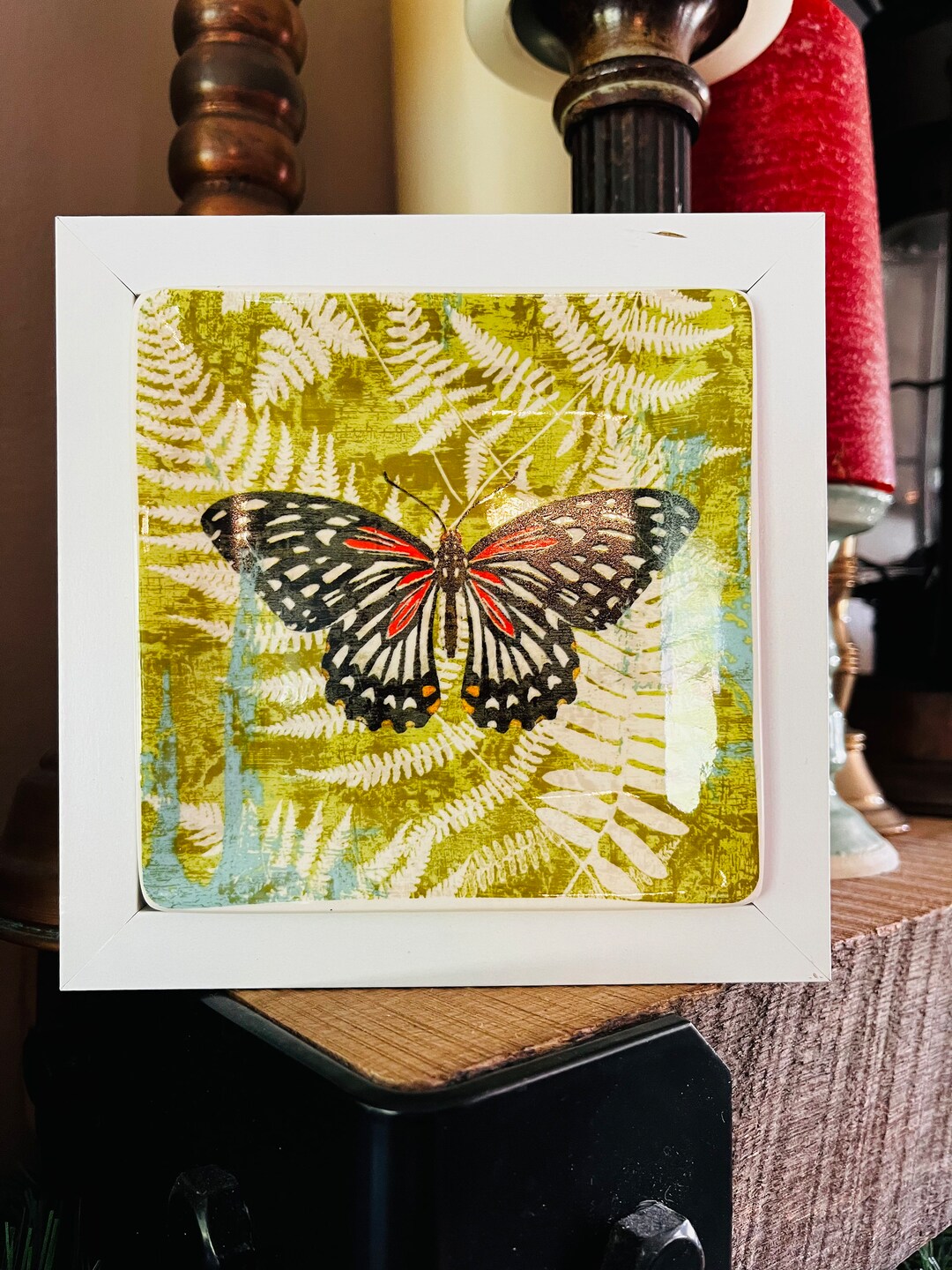 White Butterfly Sign - Etsy