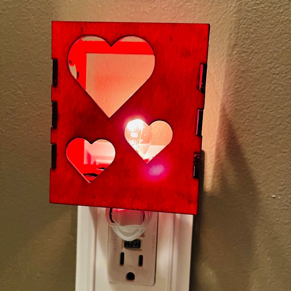 Heart Night Light - Etsy