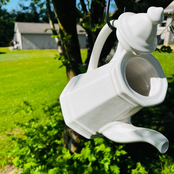 Teapot Bird House - Etsy