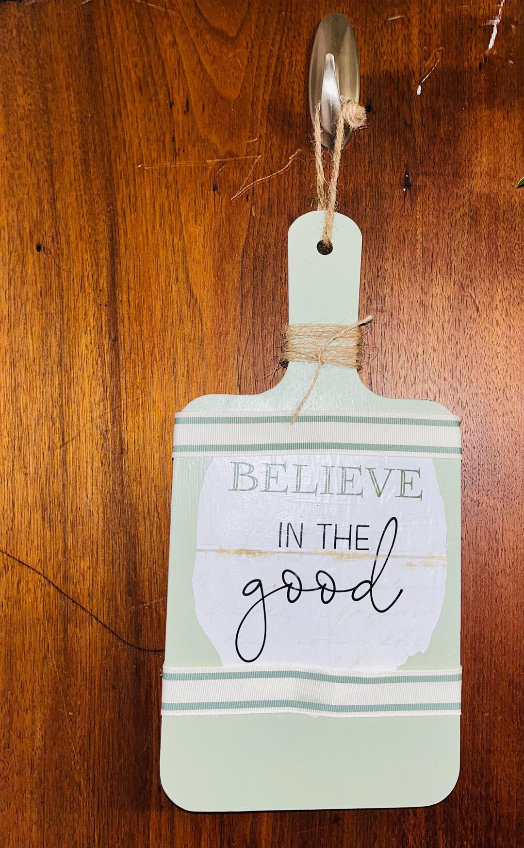 Believe in the Good Wood Sign - Etsy