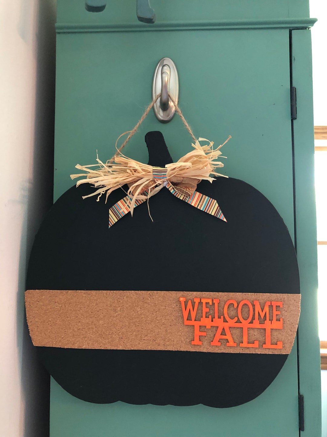 Welcome Fall Pumpkin Sign - Etsy