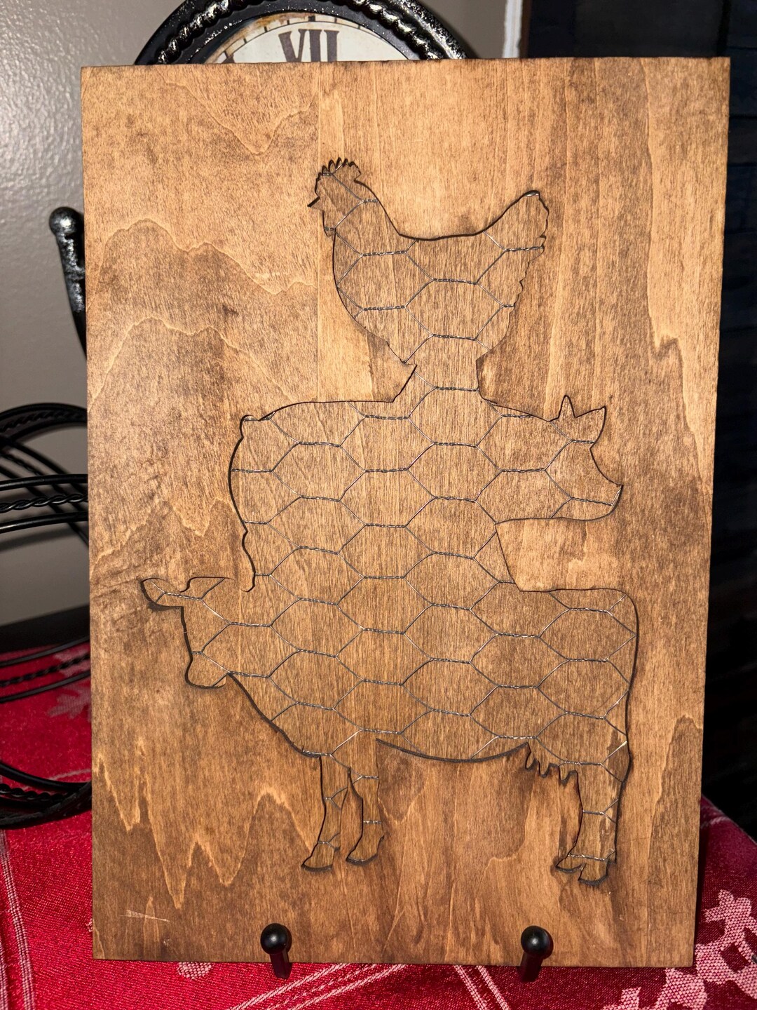 Handcrafted Farm Animal Wood Sign - Etsy