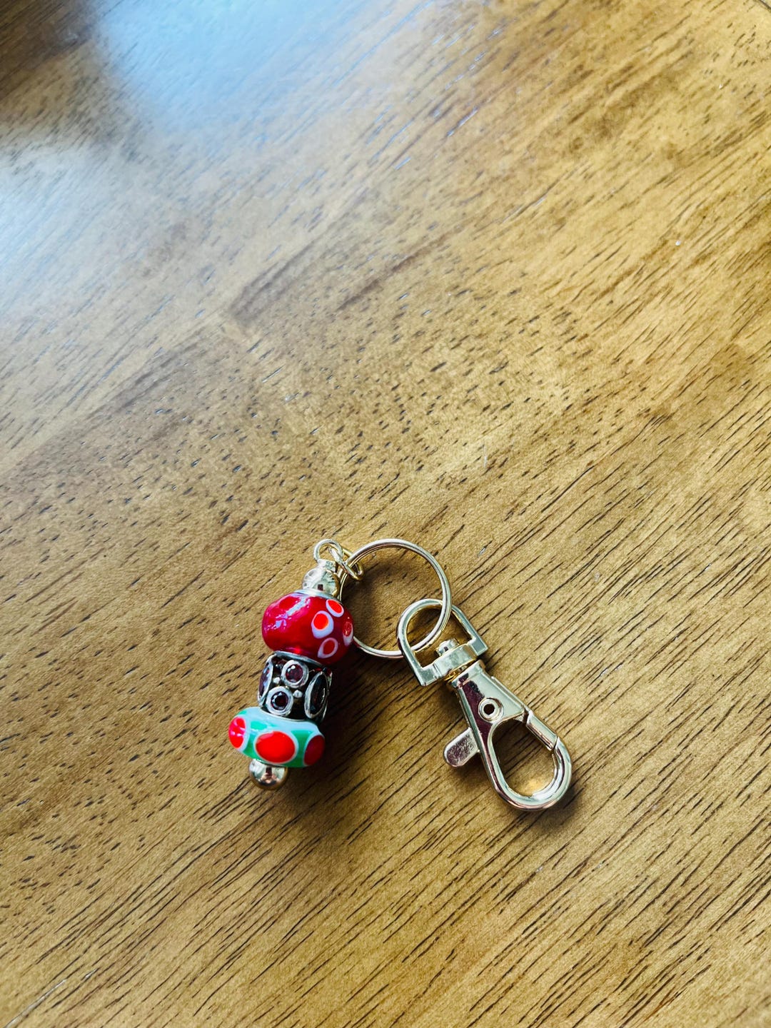 Trollbead Keychain - Gold - Etsy