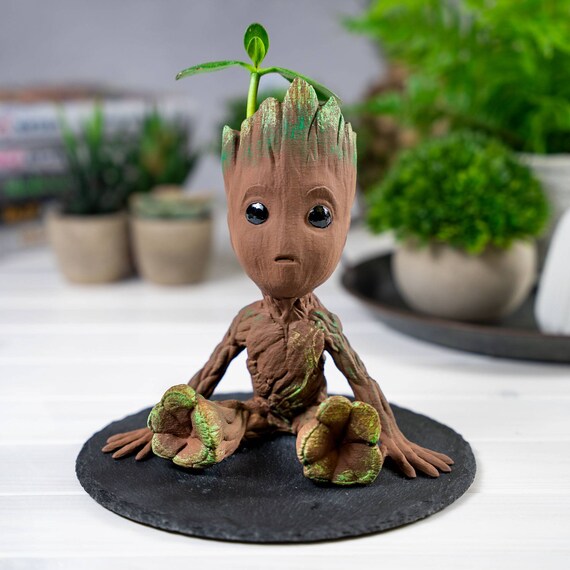 Groot Flowerpot Guradians of the Galaxy Home Accents Etsy