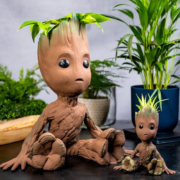 Groot Flower Pot - Etsy