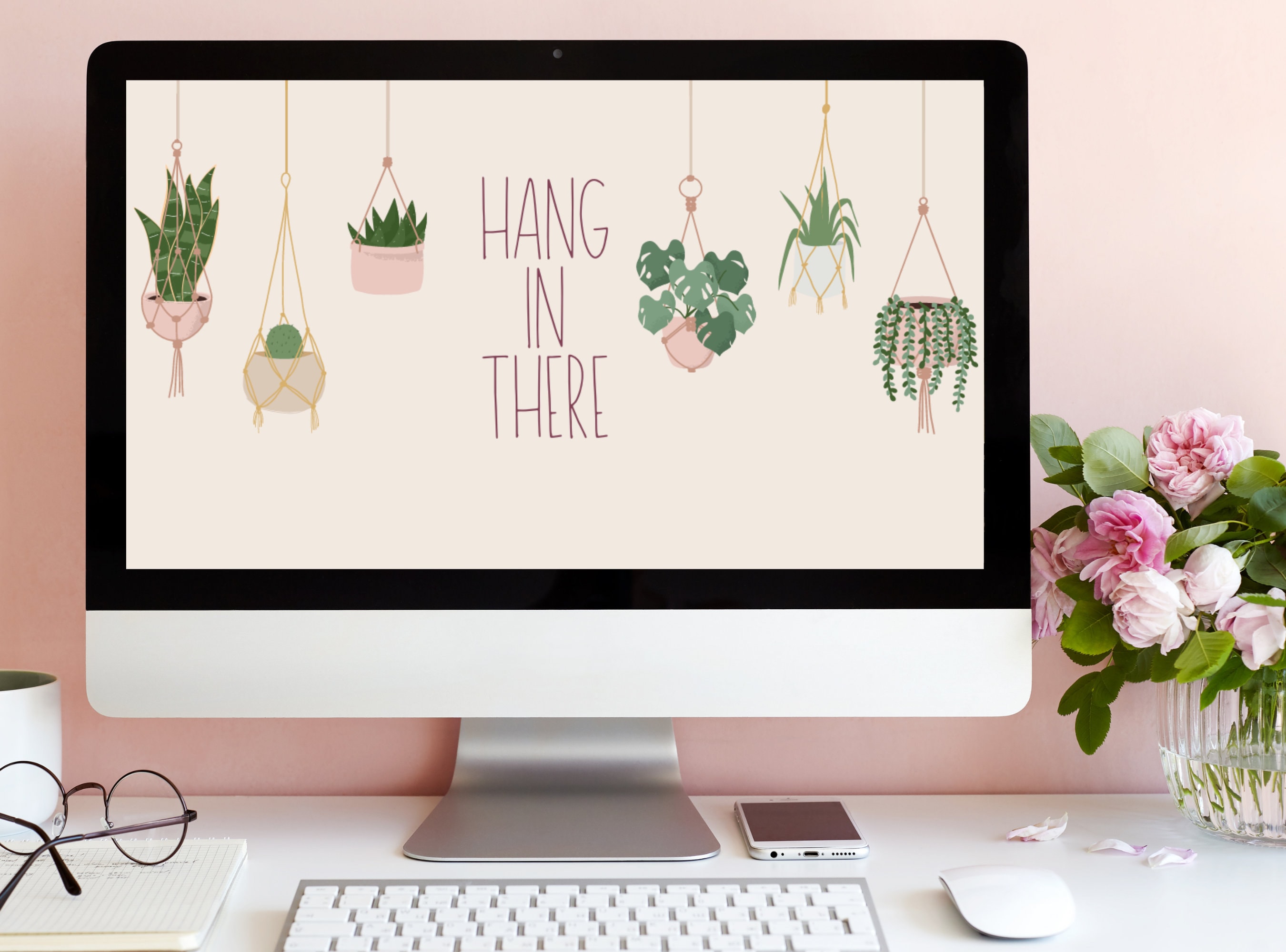 Set of Three Plant Lovers Computer/desktop Wallpapers - Etsy
