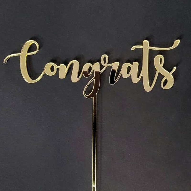 Wood Graduation Cake Topper - Etsy