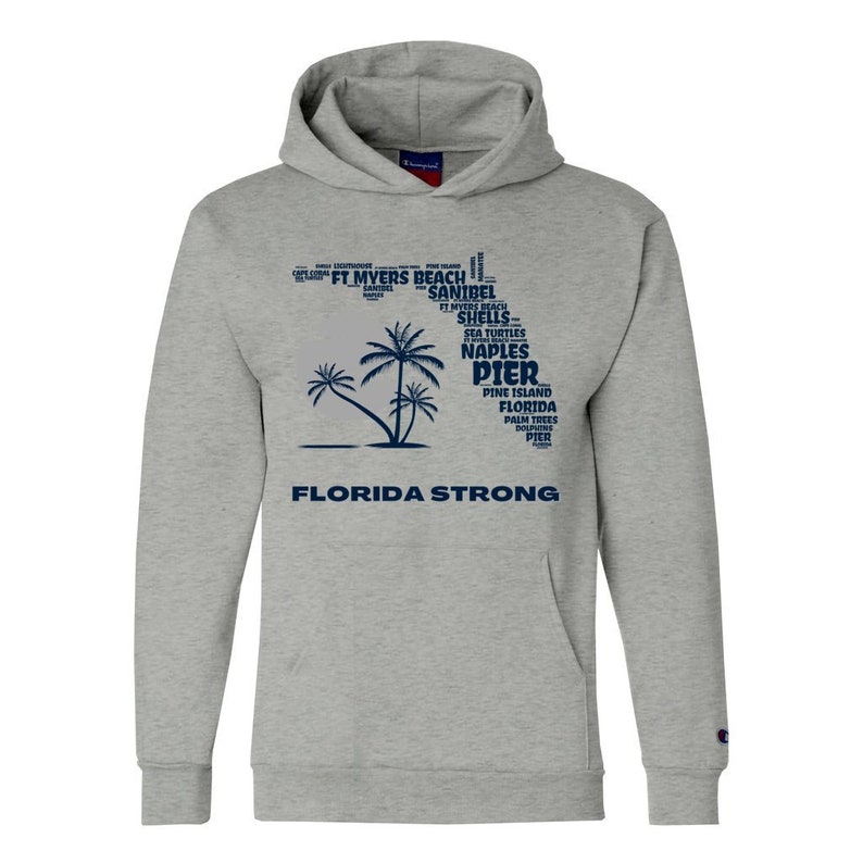 Florida Strong Champion Hoodie/florida Hoodie/sanibel - Etsy