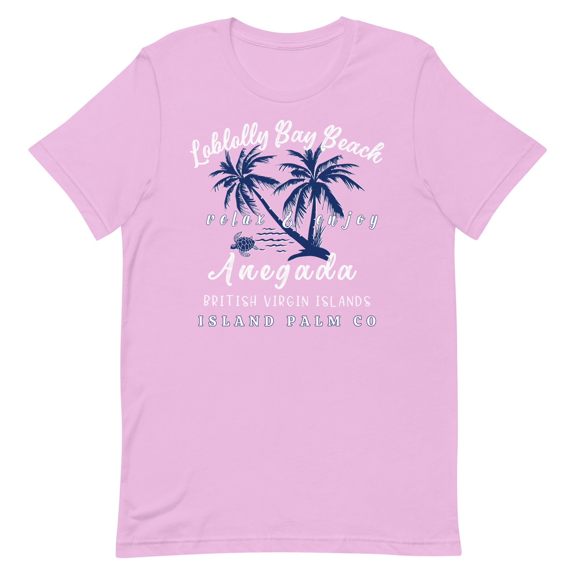 Loblolly Bay Beach Anegada British Virgin Islands Unisex T-shirt/men's ...