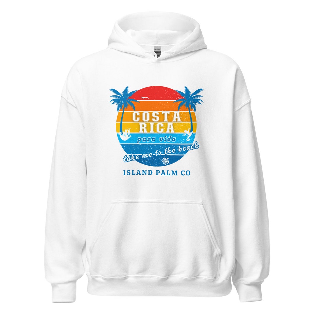Costa Rica Take Me to the Beach Unisex Hoodie/costa Rica Pura Vida ...