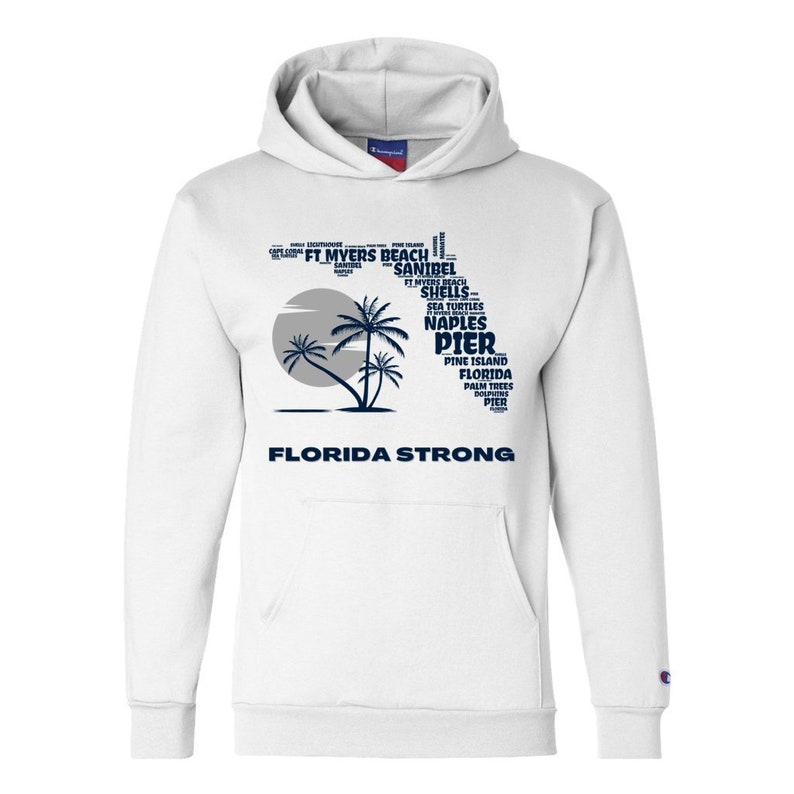 Florida Strong Champion Hoodie/florida Hoodie/sanibel - Etsy