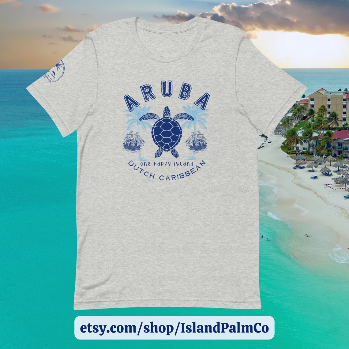 Aruba Dutch Caribbean Unisex T-shirt/men's Aruba Pirate Ship Tee/women ...