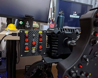 PC Button Box 19 Functios for Sim Racing With Fanatec Mount - Etsy