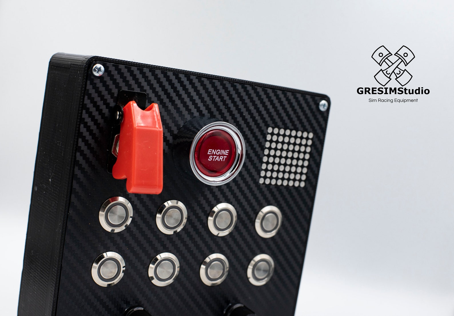 PC Sim Racing Button Box With Mount for Fanatec Podium or DD - Etsy