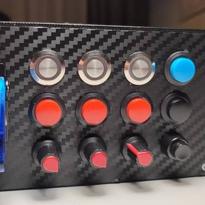 PC Button Box 19 Functios for Sim Racing With Fanatec Mount - Etsy