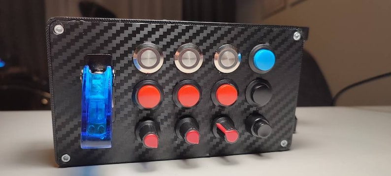 PC Button Box 19 Functios for Sim Racing With Fanatec Mount - Etsy