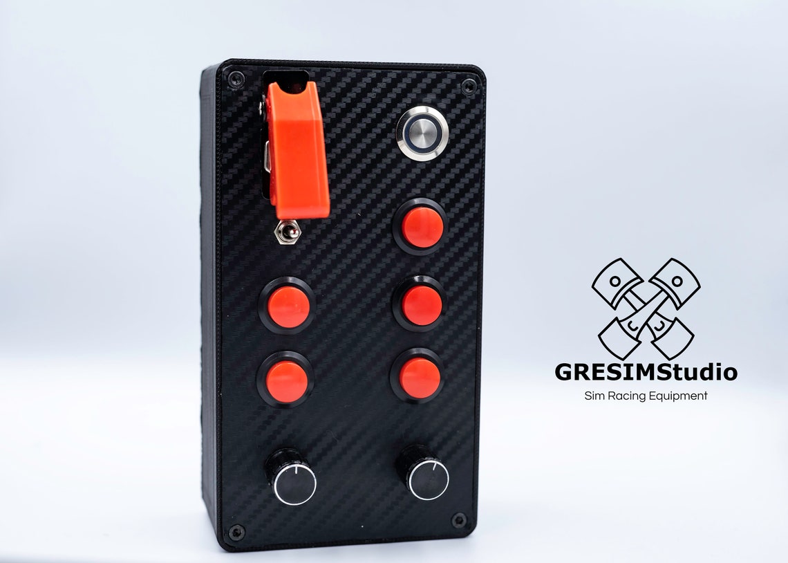 PC BUTTON BOX With 15 Functions for Sim Racingtruck Sim or - Etsy Canada