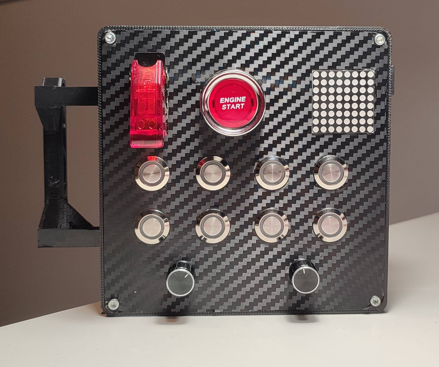 PC Sim Racing Button Box With Mount for Fanatec Podium or DD - Etsy