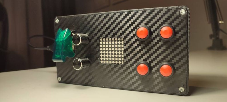 Caja de botones de PC con indicador de cambio de matriz LED - Etsy México