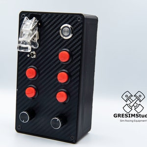 PC BUTTON BOX With 15 Functions for Sim Racing,truck Sim or Flight Sim ...