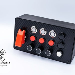 PC Button Box 19 Functios for Sim Racing With Fanatec Mount - Etsy
