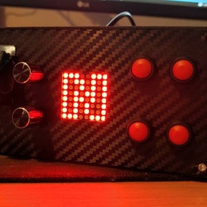 Pc Button Box With Led Matrix Shift Indicator for Sim Racing or Truck ...
