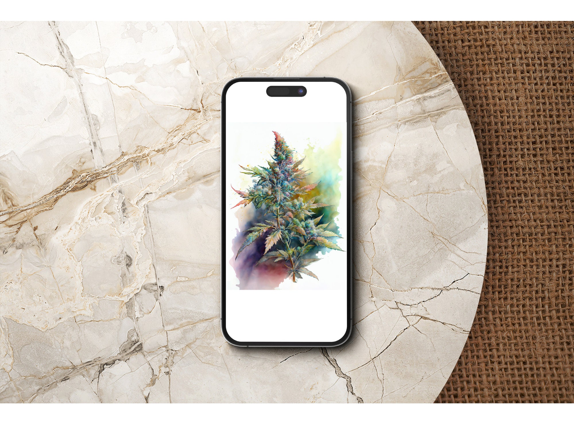 Digital Download - Printable Cannabis Art - Classy Cannabis ...