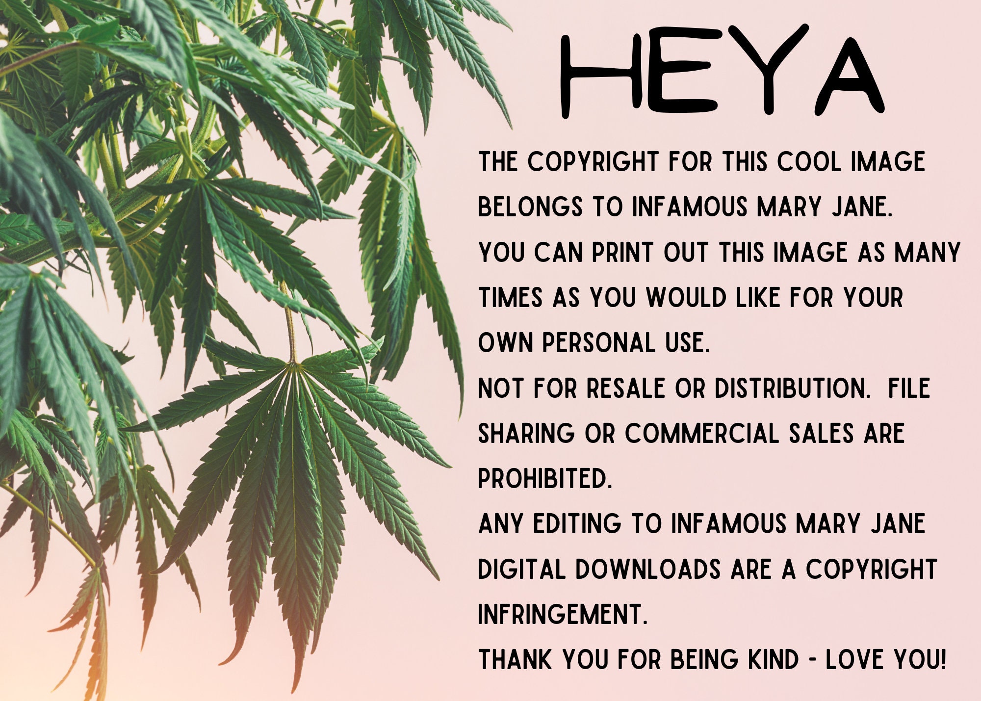 Digital Download Printable Cannabis Art Classy Cannabis Watercolor Weed ...
