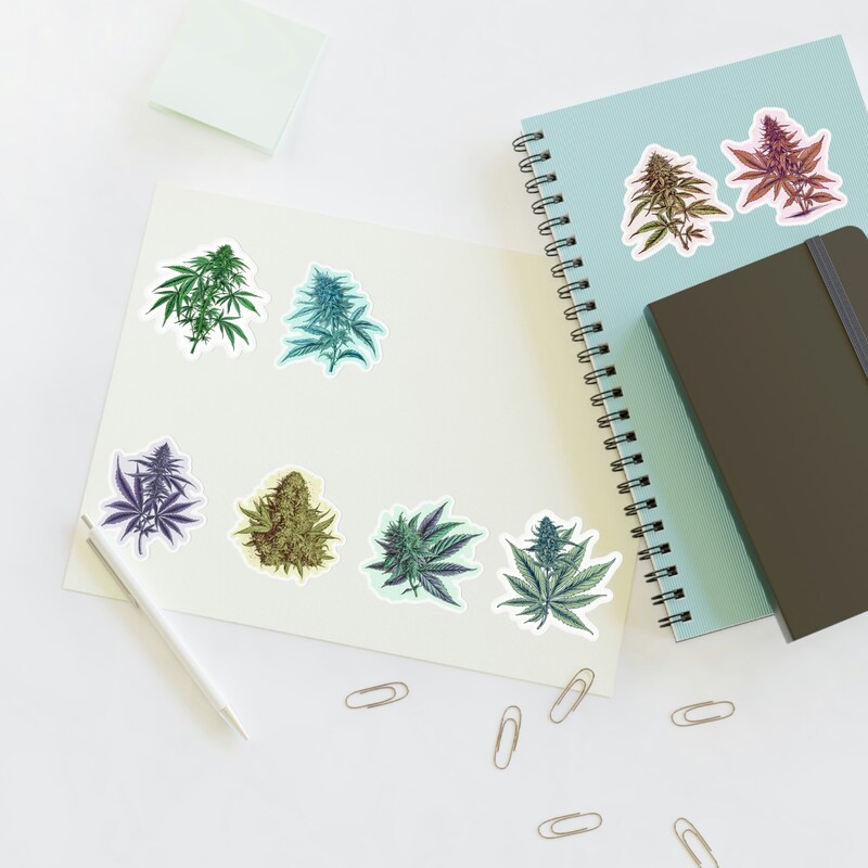 Cannabis Stickers - Etsy