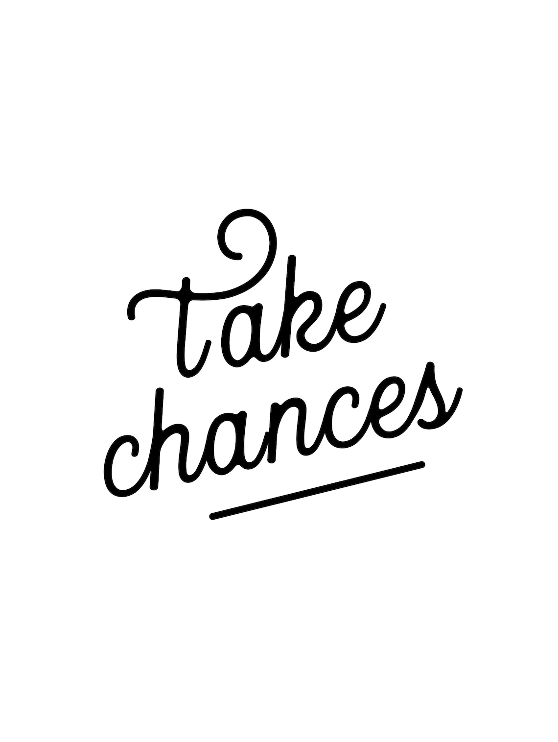Take Chances PDF Download Printable Digital File - Etsy