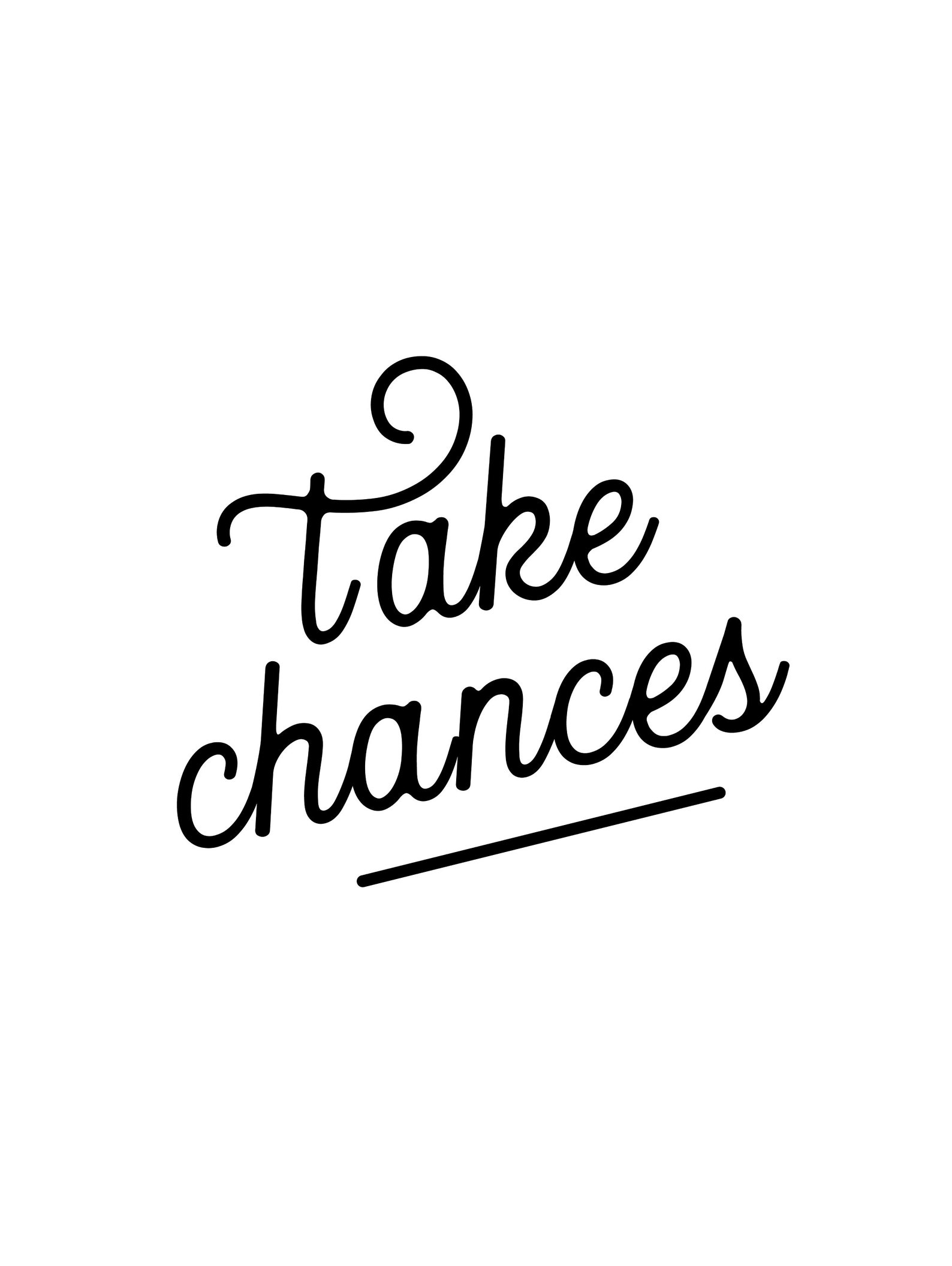 Take Chances PDF Download Printable Digital File - Etsy