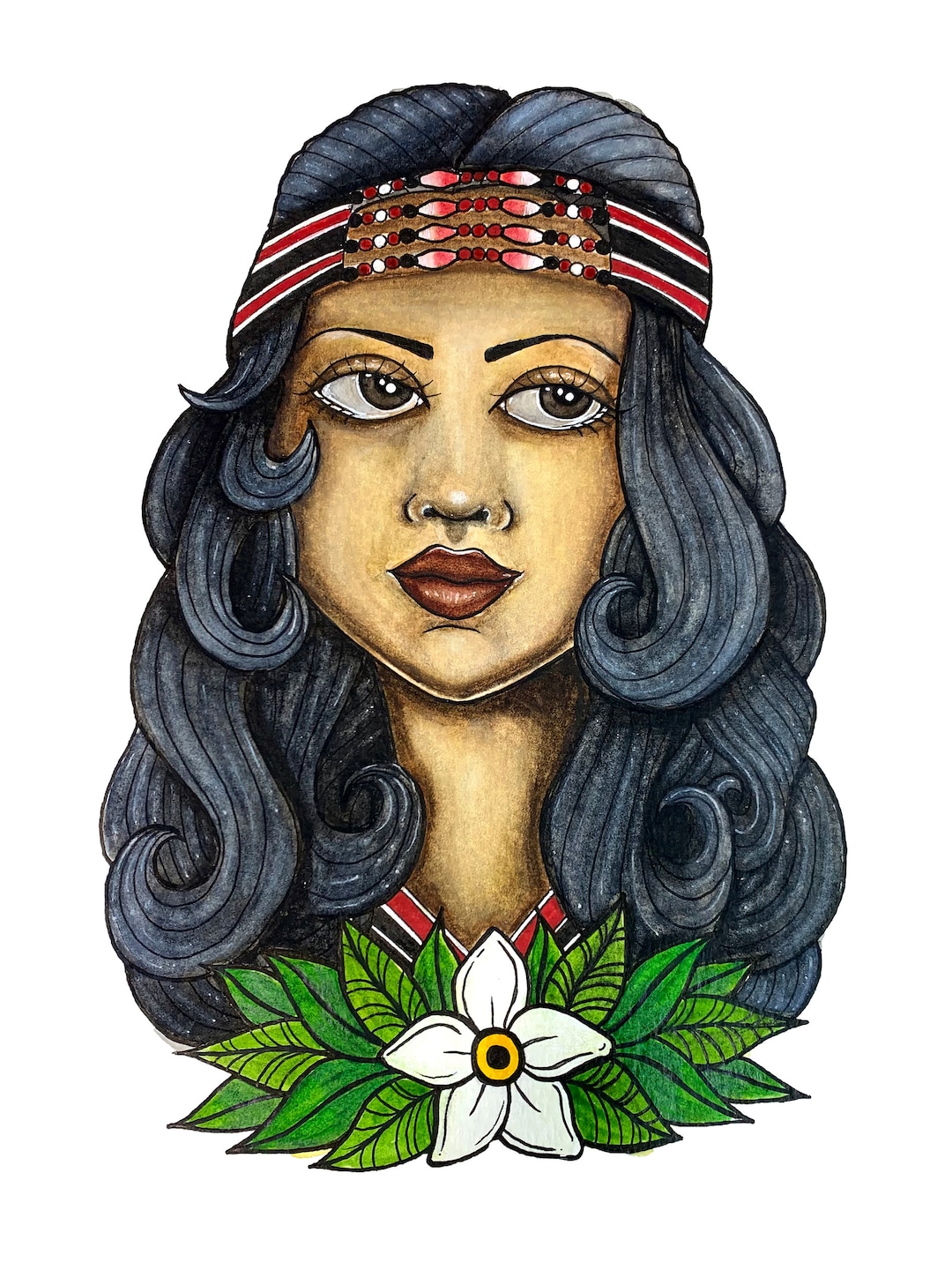 Cordillera Igorota Filipina Portrait - Etsy