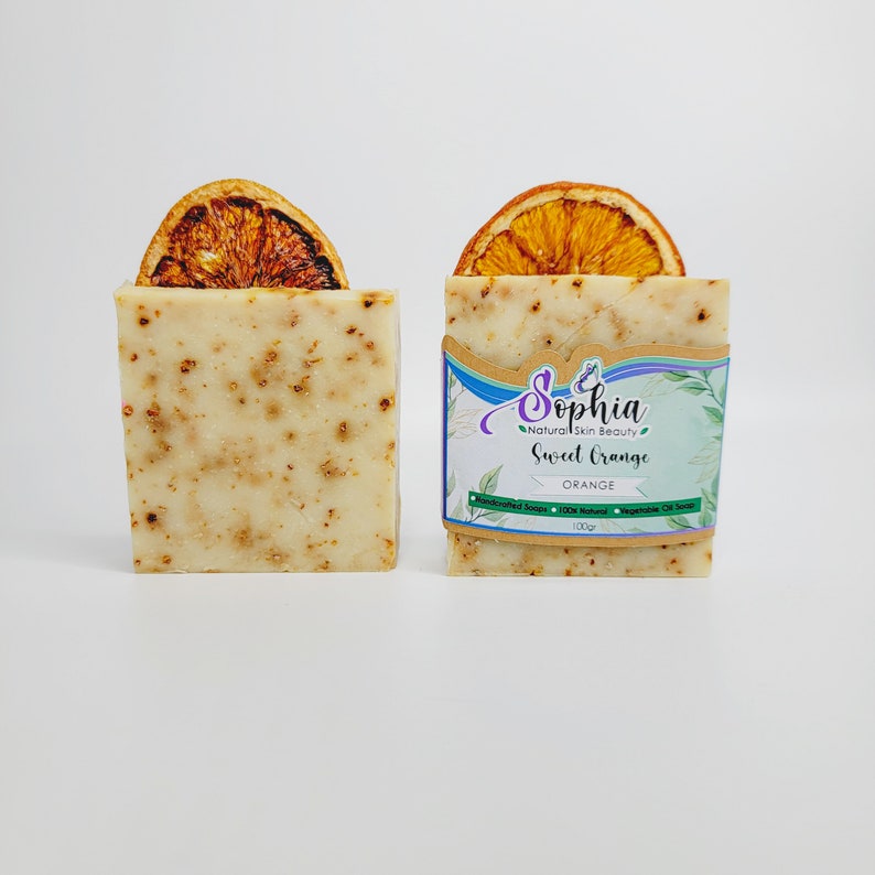 Orange Soap Bar Organic Orange Soap - Etsy