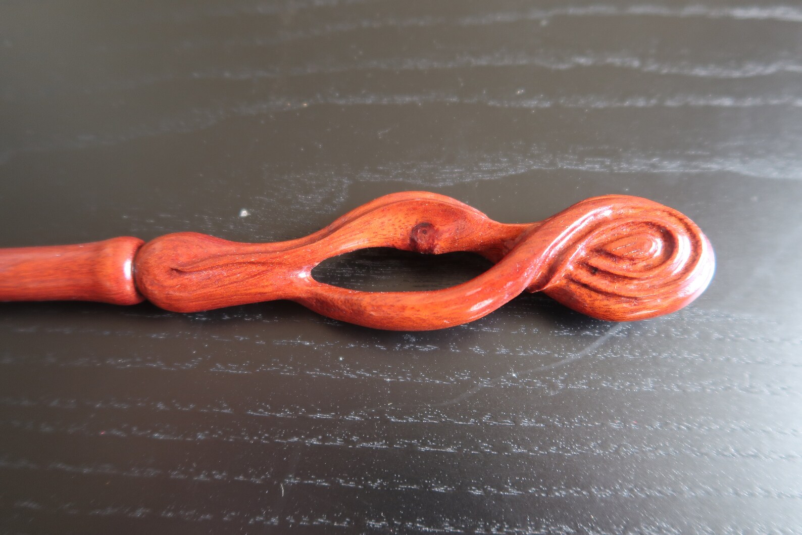 Hand Carved Witches or Wizards Wand. Elvish Wand Made From Bloodwood ...