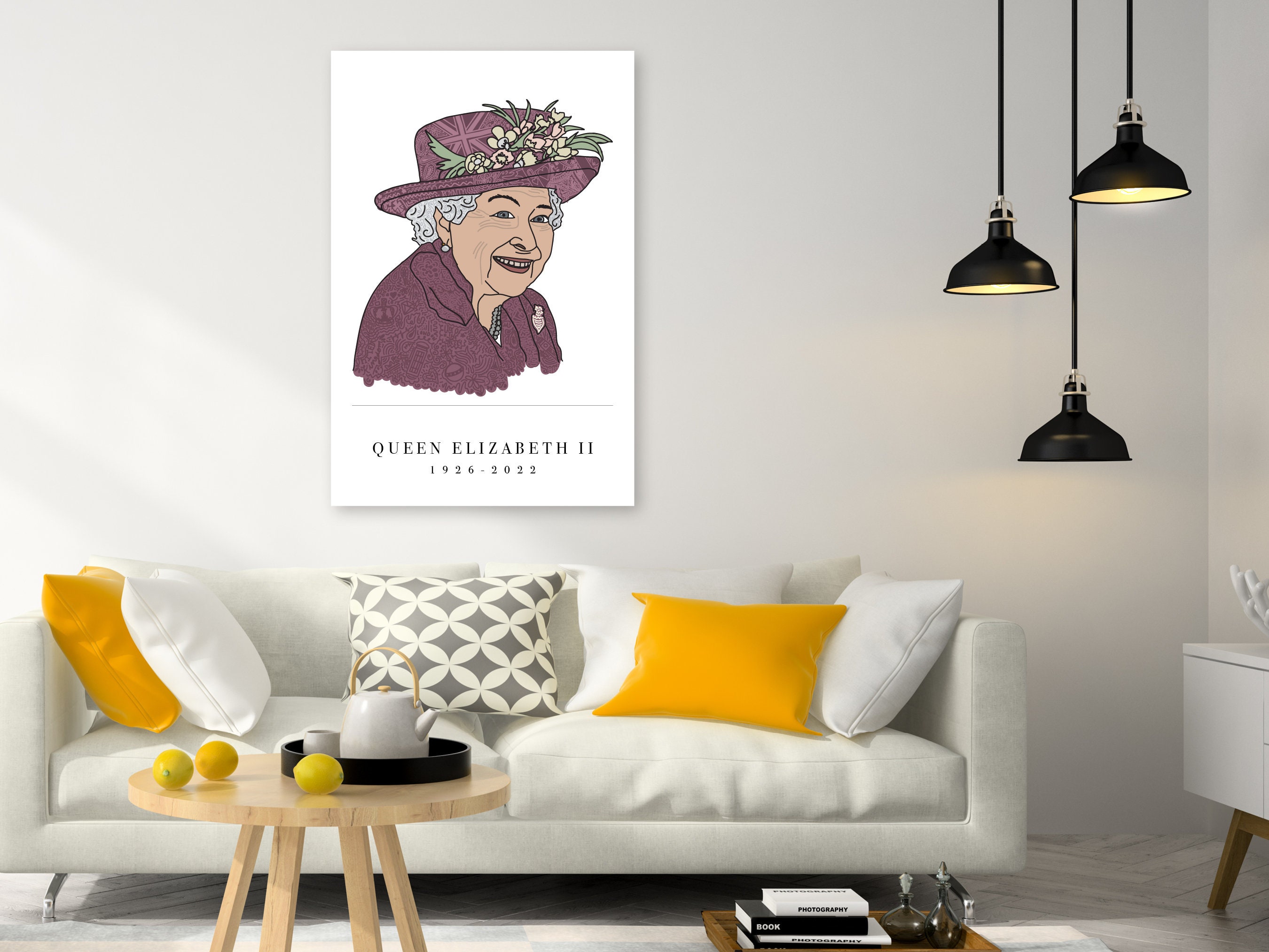 Queen Elizabeth II, British Royal Family Print - Etsy