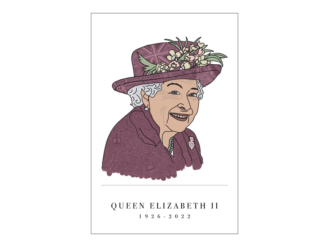 Queen Elizabeth II, British Royal Family Print - Etsy