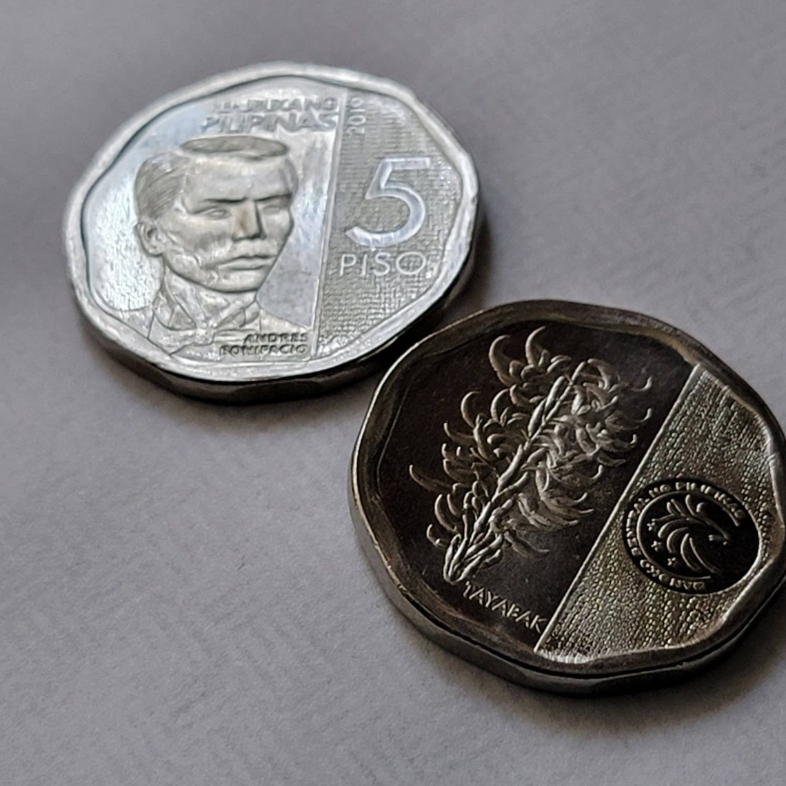 5 Peso Philippine Coin Original New Uncirculated, Coin Collectors Item ...