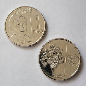 1 Peso Philippine Coin Original New Uncirculated Coin Collectors ...