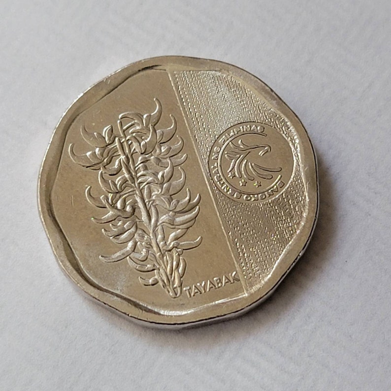 5 Peso Philippine Coin Original New Uncirculated, Coin Collectors Item ...