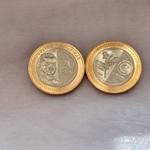 20 Peso Genuine Philippine Coin Original, 1 Pc, Coin Collector's Item ...