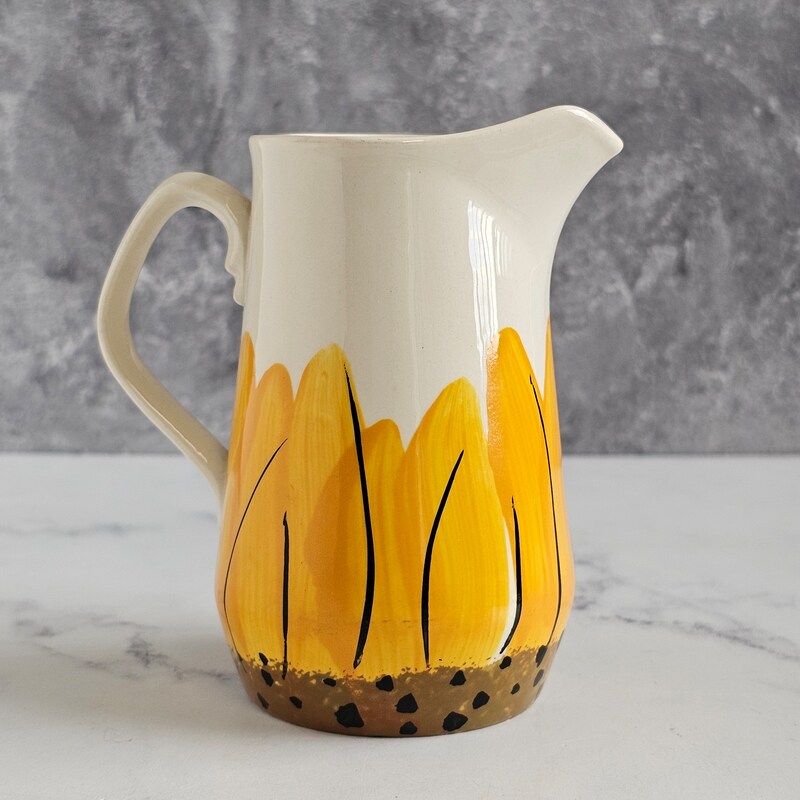 Sunflower Pitcher - Etsy