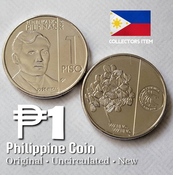1 Peso Philippine Coin Original New Uncirculated Coin - Etsy