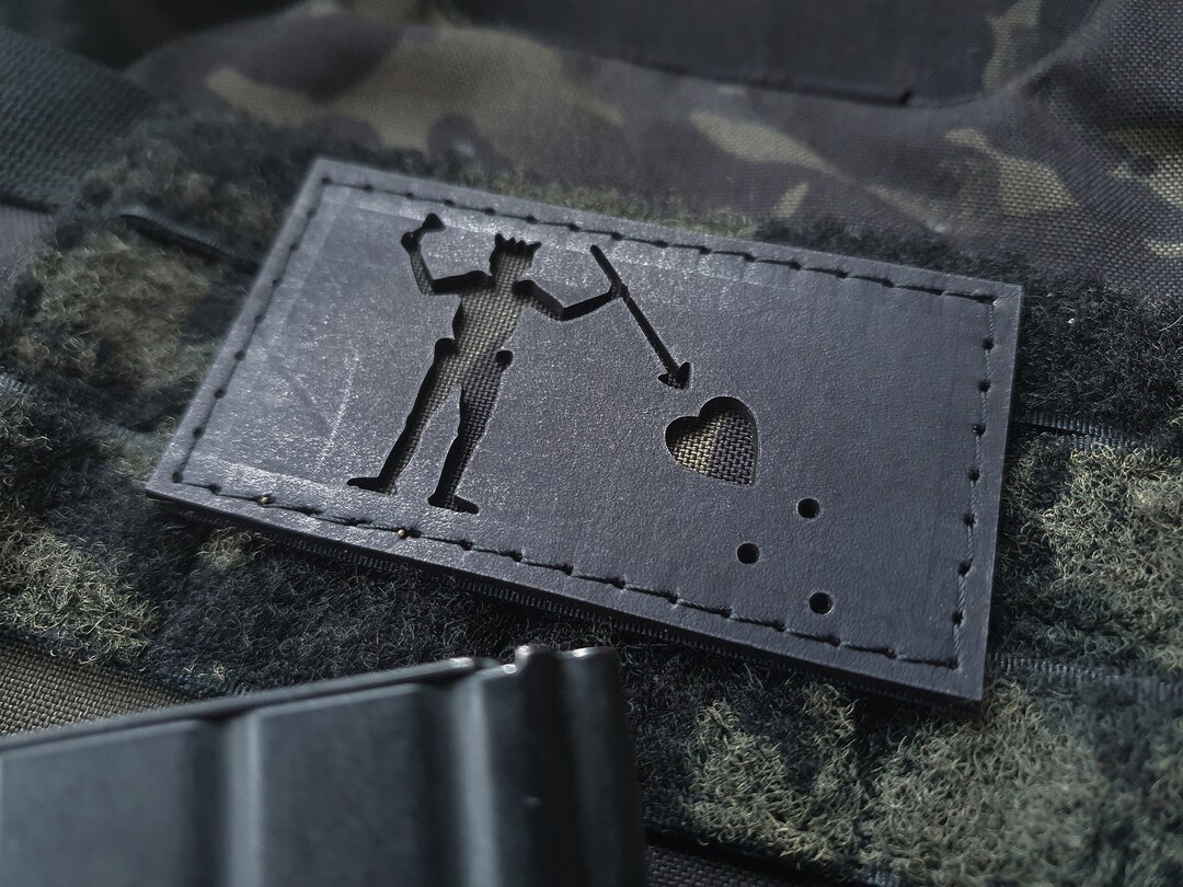 Blackbeard - BLACK EDITION - Leather Patch - Velcro Backed - Etsy