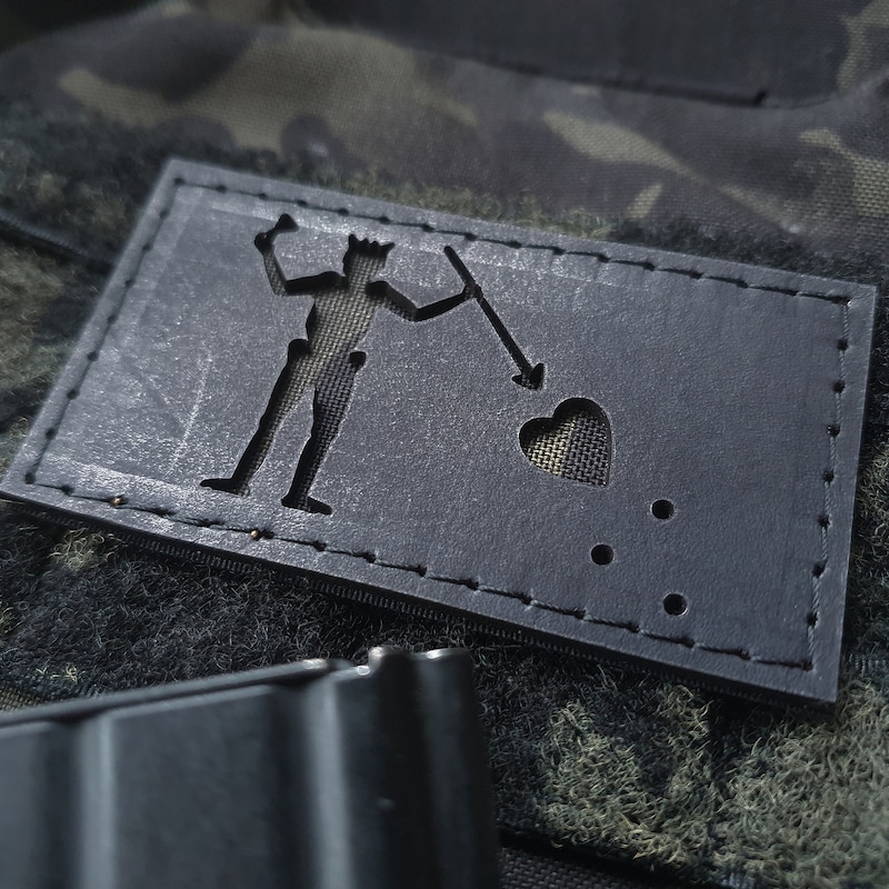 Leather Velcro Patch - Etsy