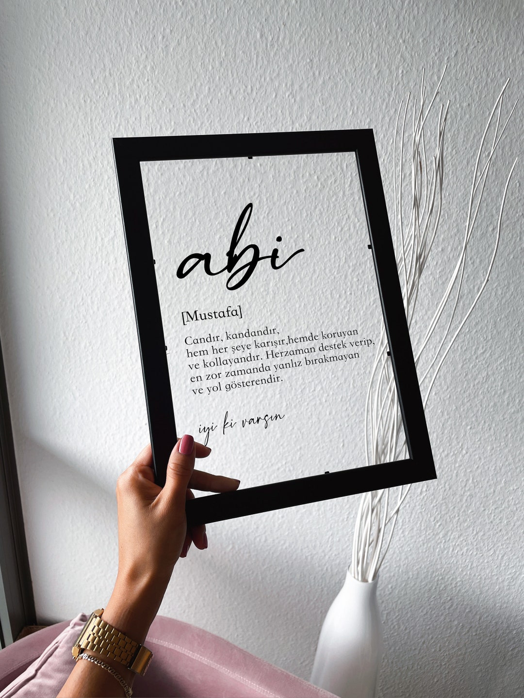 Gift Abi With Name Transparent Image Gift Idea Brother - Etsy UK