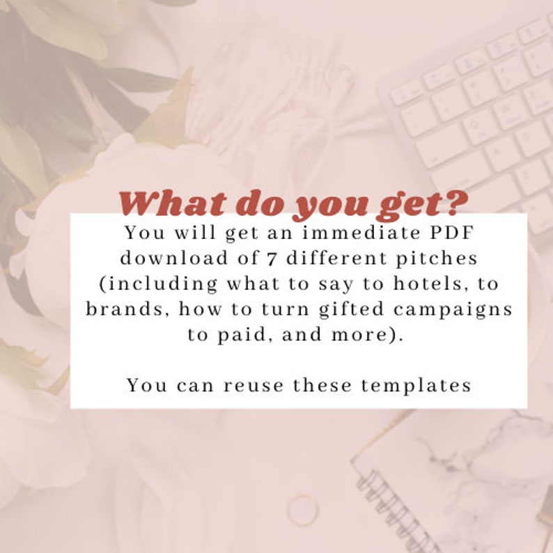 Email Template for Influencers and Content Creators to Pitch to Brands ...