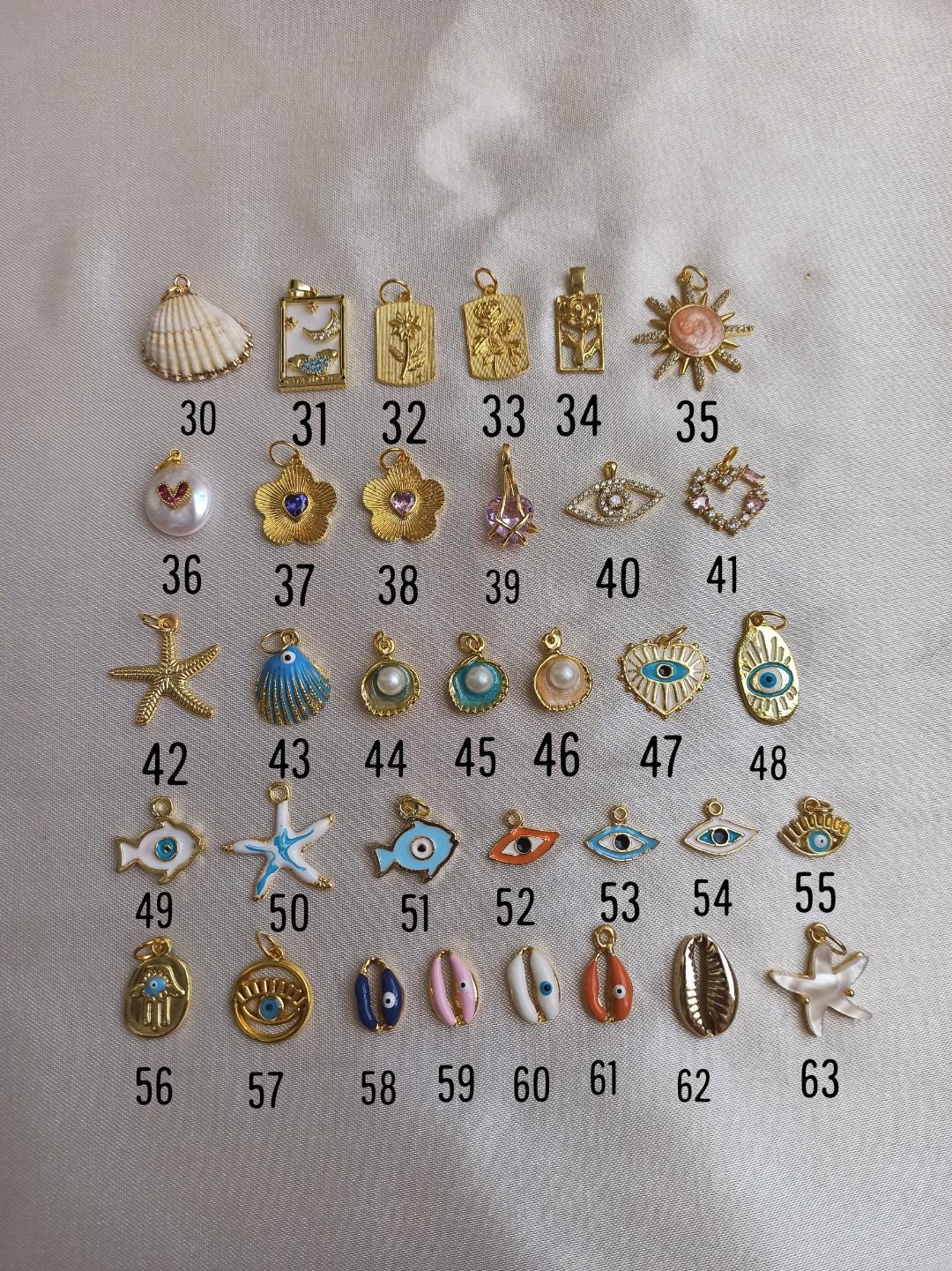 Build Your Own Custom Charm Necklace, Create Your Own Gold Plated ...