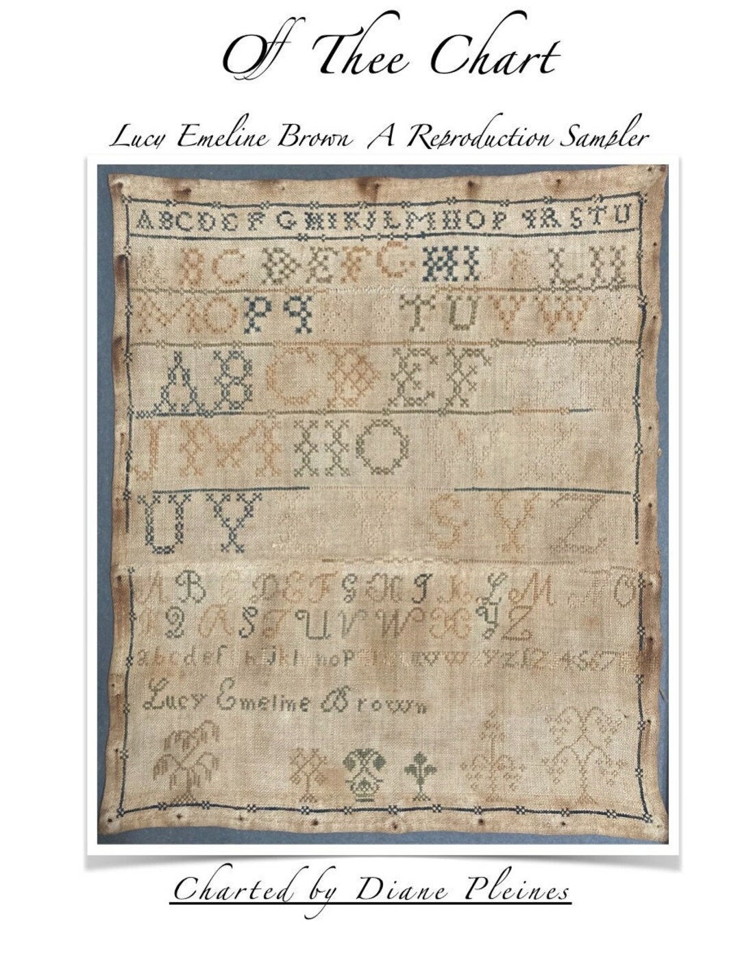 Lucy Emeline Brown Reproduction Sampler - Etsy