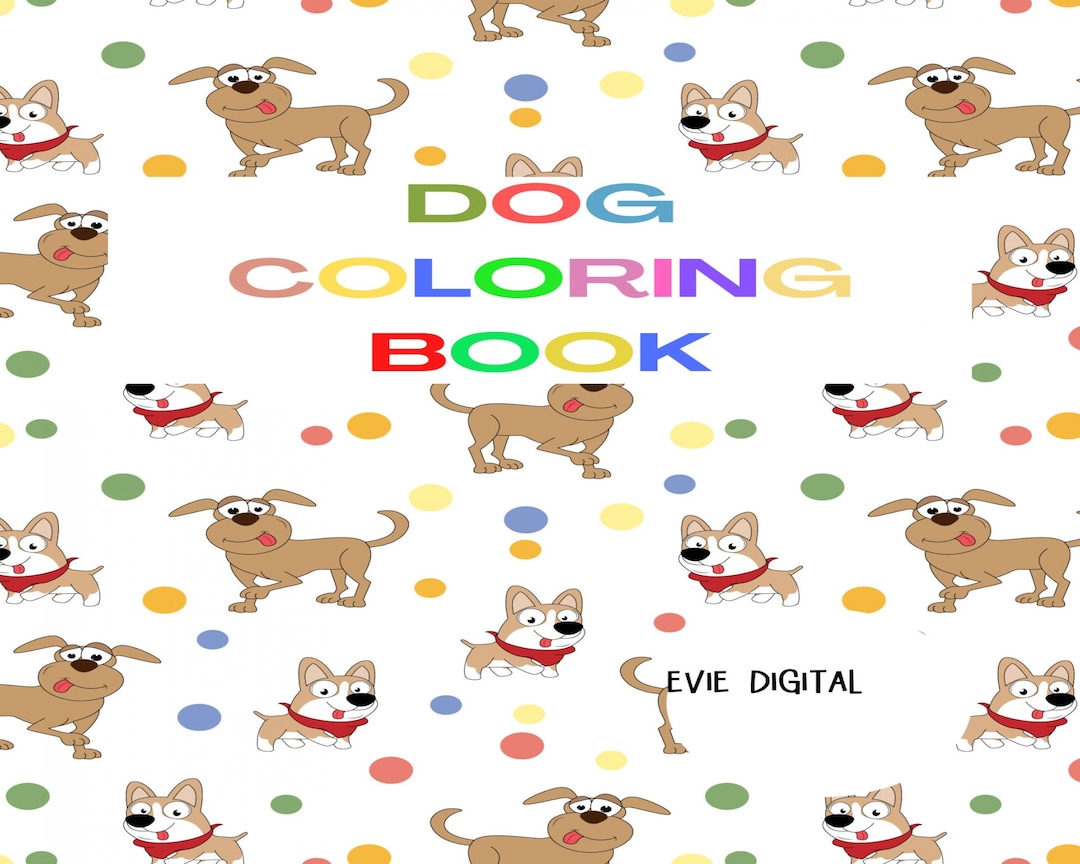 Dog Coloring Book: for Kids and Dog Lovers - Etsy